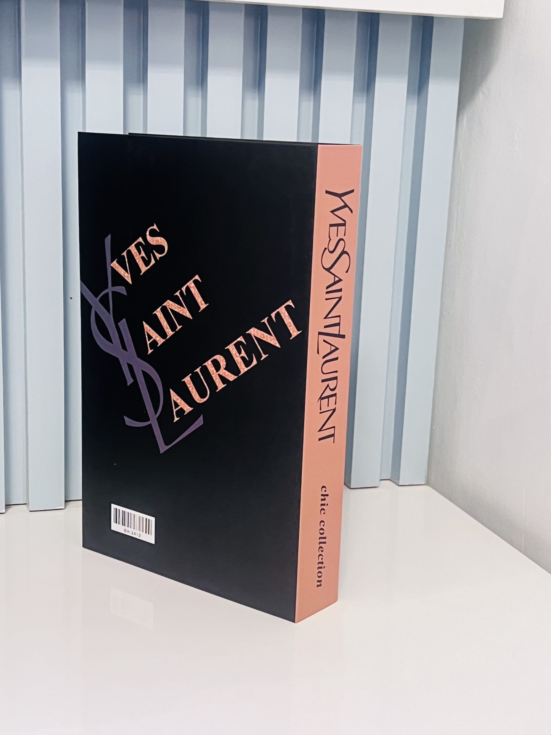 YSL BLACK Designer Decor Books – Thick Volume Box Type – Books